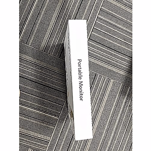 cocopar Portable Monitor 4K - 17.3 Inch UHD FreeSync HDR IPS 130% sRGB 3840x2160 Lightweight Eye Care Computer Display with Type-C Mini DP HDMI for Xbox PS4/5 Switch Laptop PC Mac, with Smart Case