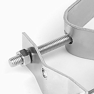 Skywalker 3” Heavy-Duty Double Wall Mount Pair for TV Antenna Mast with (2) Brackets & Lag Bolts