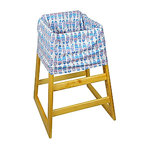 Baby Car Seat & Nursing Cover & Drawstring Carry Bag in Cute Feather Design Shower Gift Breathable Stretchy Universal 4 in 1 Multi-Use Infant Carseat Canopy Covers Shopping Cart High Chair Stroller