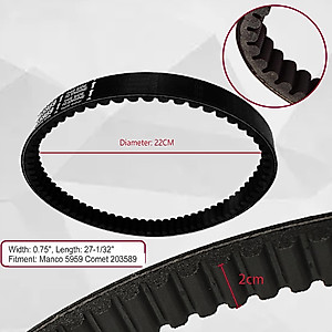 3PCS 30 Series Go Kart Drive Belt Replaces Manco 5959 / Comet 203589 Durable Trorque Converter Belt