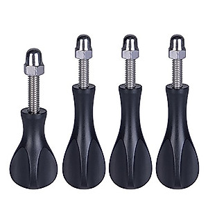 Suptig Thumbscrews 3pcs Long Thumbscrew and 1pc Short Thumb Screws for Gopro Hero 11 Hero 10 Hero 9 Hero 8 Hero 7 Hero 6 Hero 5 Hero 4 Hero 3+ Hero 3 Gopro Max Session and Yi Action Sjcam Akaso Cam