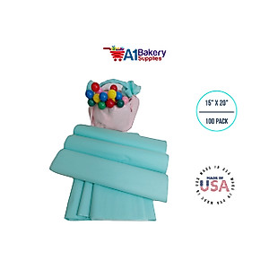 A1 Bakery Supplies Pistachio Green Bulk Tissue Paper 15 Inch x 20 Inch - 100 Sheets Premium Paper