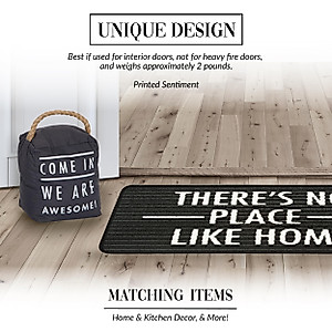 Pavilion Gift Company 72197 Come in Door Stopper, 5 x 6 , Black