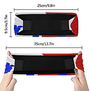 Unisex Workout Headbands Colorado-State-Flag-Hiking Elastic Yoga Sweatband Stretchy Sports Hairband