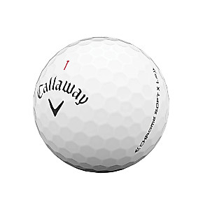 Callaway 2021 Chrome Soft X LS Golf Balls (One Dozen) White