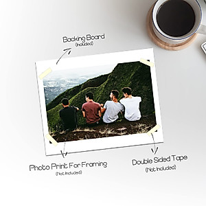 Golden State Art, 11x14 White Backing Board, Backer Boards for Frame, Picture (10 Pack)