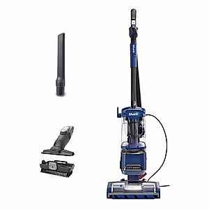SHARK Shark NV800QBL Performance Lift-Away ADV DuoClean PowerFins Upright Vacuum with Self-Cleaning Brushroll Powerful Pet Hair Pickup and HEPA Filter, Blue (Renewed)