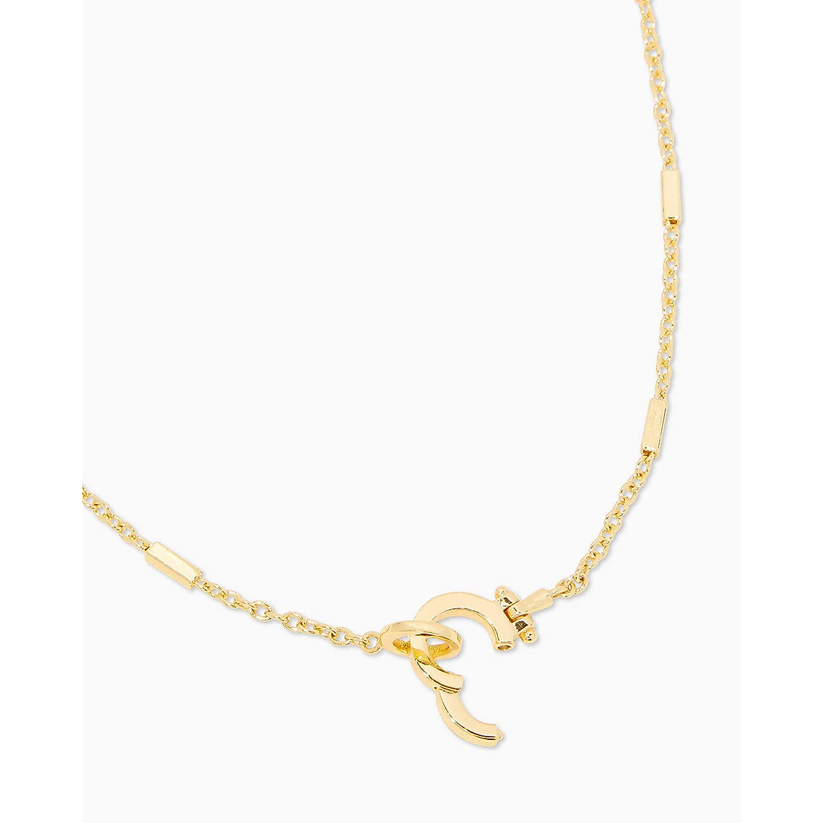 gorjana Women's Tatum Necklace, 18k Gold Plated, Link Bar Chain