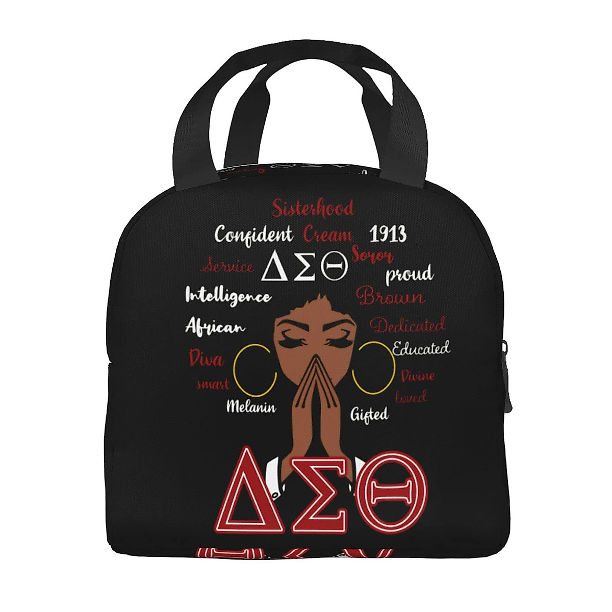 Sorority Gifts Lunch Bag For Women Men Insulated Lunch Box For Adult Reusable Lunch Tote Bag For Work, Picnic, Travel