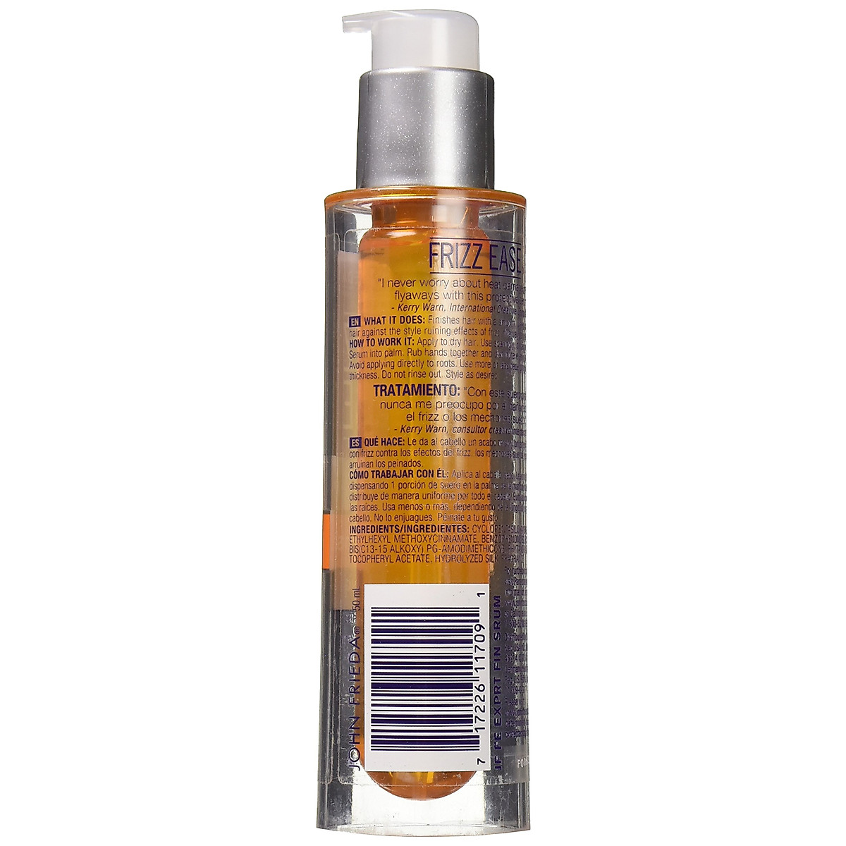 John Frieda Frizz-Ease Expert Finish Polishing Serum, 1.69 Fluid Ounce