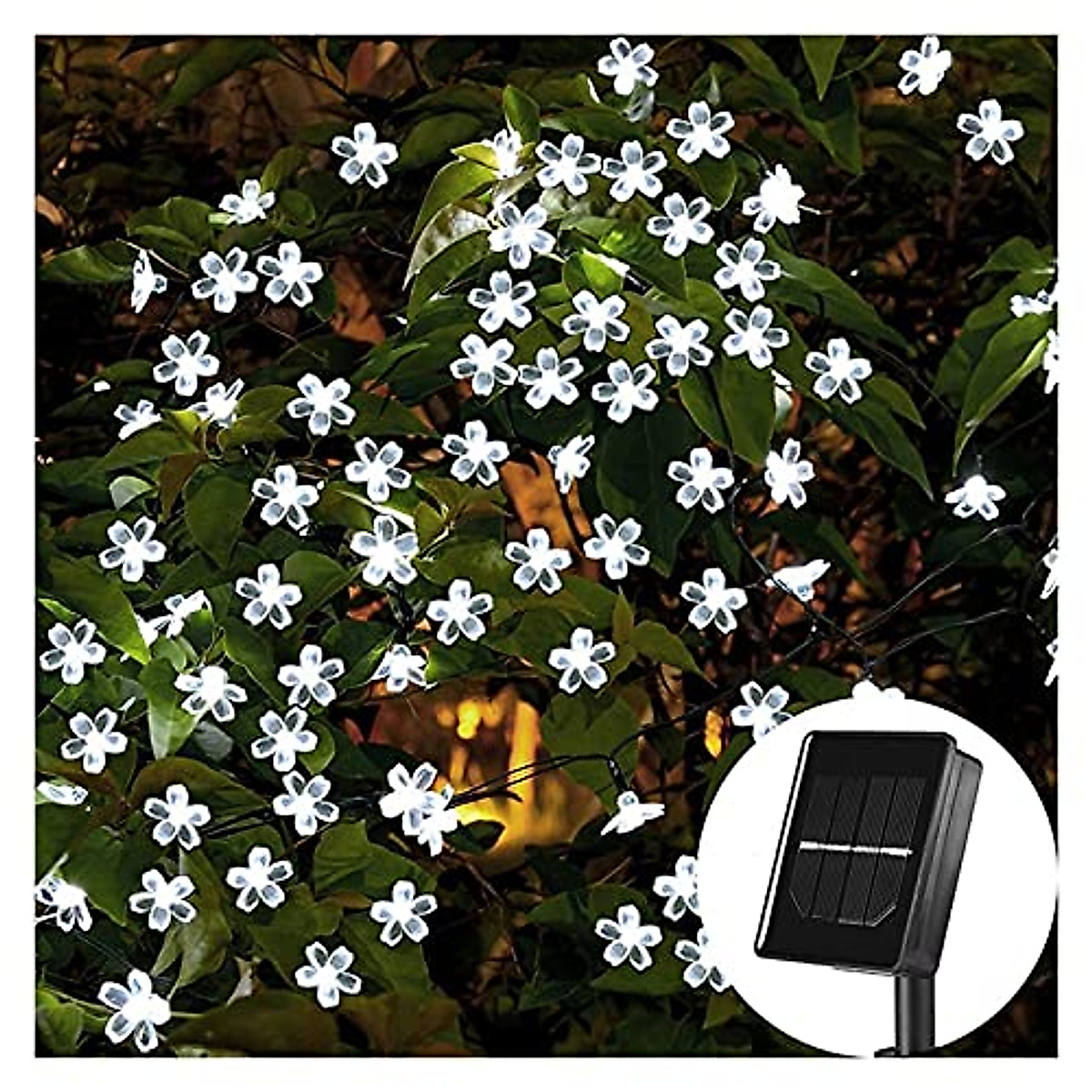 Xiaobei Solar Powered Fairy Lights, Festive String Lights, Waterproof Christmas Lights, Outdoor Garden Lights Home Bedroom Decor, Great Outdoor Lawn Decor for Patio Garden, Yard and Christmas Decor