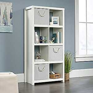 Sauder HomePlus 8-Cube Bookcase, White finish
