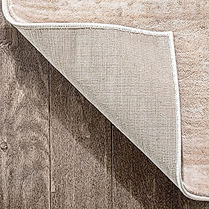 Well Woven Kensington Melange Blue Modern Oriental Medallion Vintage Distressed Area Rug 7'10" x 10'6"