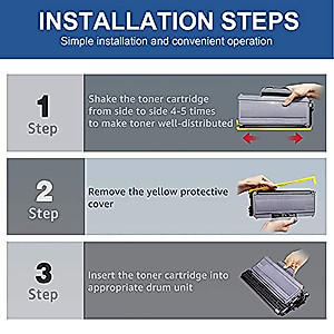 JUL 2-Pack Black TN-360 Toner Cartridge Compatible Replacement for Brother DCP-7030 7040 7045N HL-2120 2125 2150 2170 MFC-7040 7320 7345DN 7440 7440N 7840 7840W Printer, Page Yield Up To 5,600 Pages
