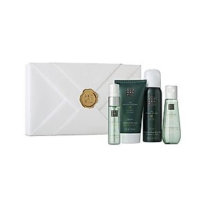 RITUALS Jing Calming Gift Set - Foaming Shower Gel, Body Cream, Dry Oil & Pillow Mist with Sacred Lotus, Jujube & Lavender - Small