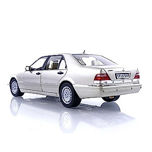 Norev 1997 S600 Smoke Silver Metallic 1/18 Diecast Model Car 183723