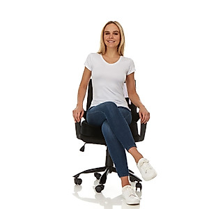 FOMI Extra Thick Firm Coccyx Orthopedic Memory Foam Seat Cushion | Black Large Cushion for Car or Truck Seat, Office Chair, Wheelchair | Back Pain Relief (Black)