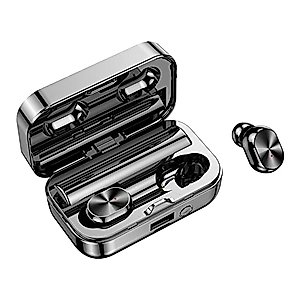 Digital Power Display Bluetooth Headset Mini Private Mode True Wireless 5.2 Binaural in-Ear Sports Waterproof Noise Cancellation