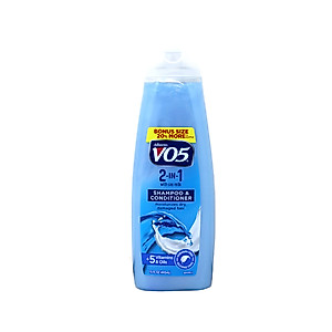 VO5 Shampoo/Conditioner 2 in 1 Moisturizing 12.5 Oz(6 Pack)