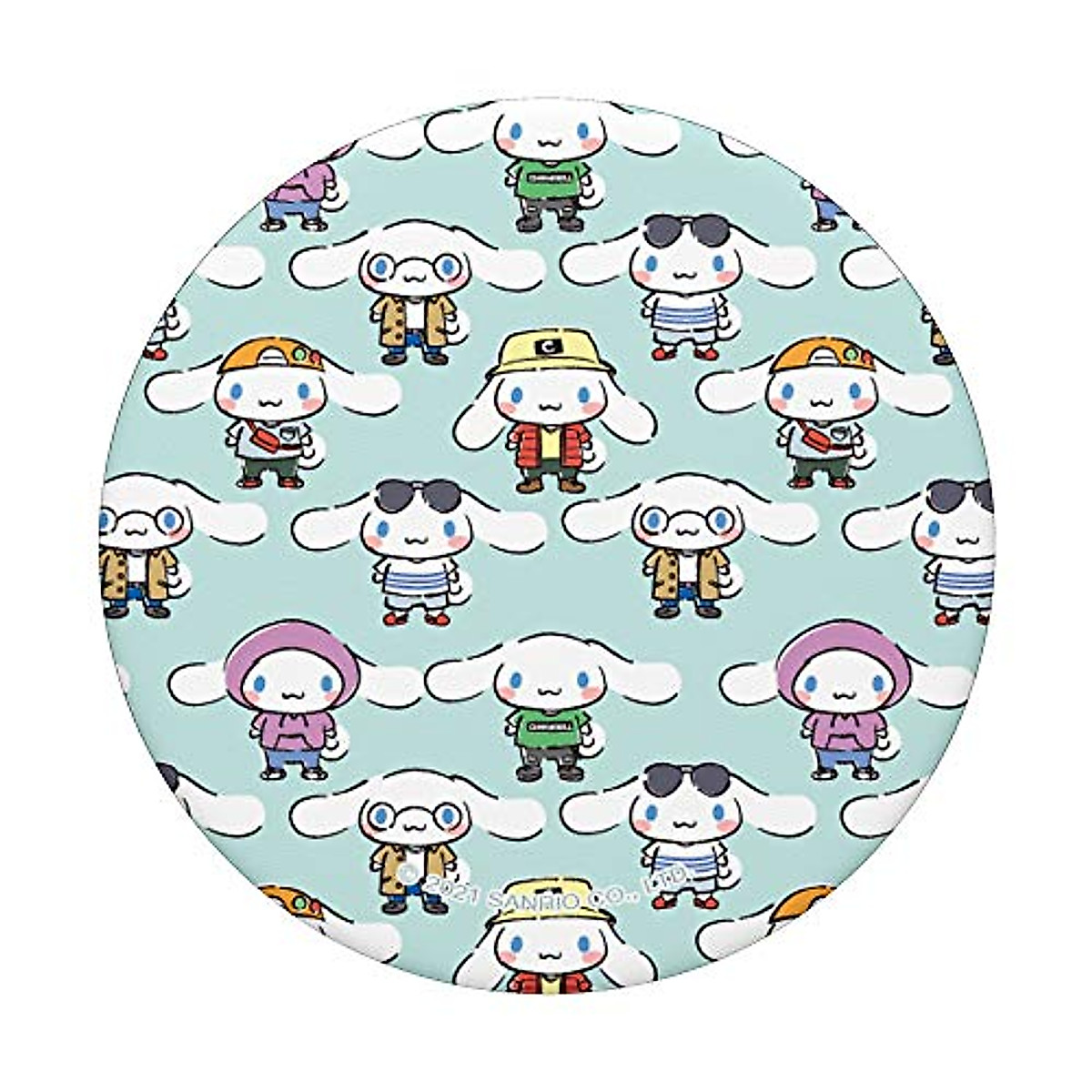 Cinnamoroll Collection Streetwear AOP PopSockets PopGrip: Swappable Grip for Phones & Tablets
