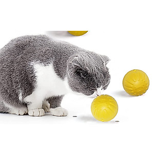 JONGLYEE Foam Dog Ball - Interactive Pet Toy for Fun Fetch, Tug, Shake, and Chew - Training Toy for Dogs and Puppies - Dental Teething Toy -Suitable for Medium or Large Dog