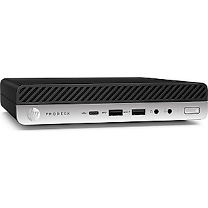 HP ProDesk 600 G4 Mini Desktop Computer - 2.4 GHz Intel Core i7-8700T Six-Core - 256GB SSD - 8GB - Windows 10 Pro (Renewed)