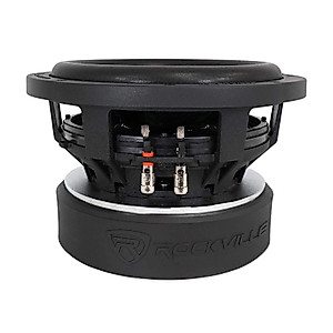 Rockville Punisher 10D1 10" 5000w Peak Competition Car Audio Subwoofer Dual 1-Ohm Sub 1250w RMS CEA Rated, Black