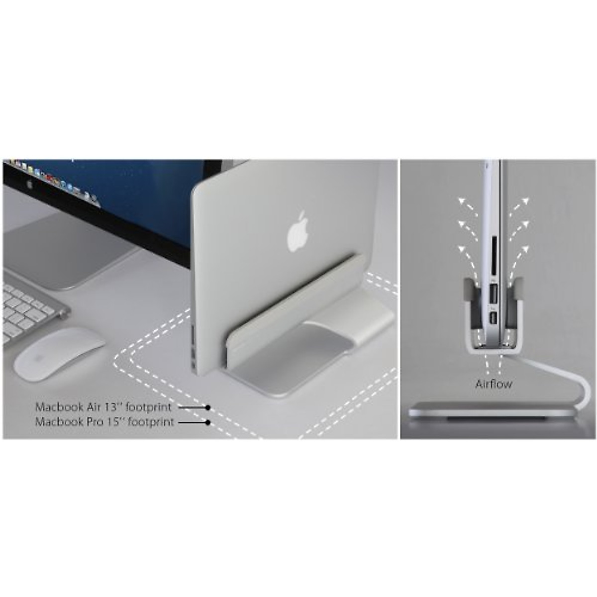 Rain Design 10038 mTower Vertical Laptop Stand - Space Gray