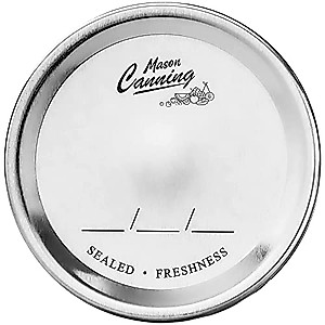 [ 168 Count, REGULAR ] Mouth Canning Lids for Mason Jars - Split-Type Metal Lid for BALL KERR Jar - Airtight Sealed - Food Grade Material