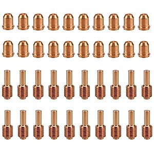 Donwind 20pcs 220718 Nozzles & 20pcs 220669 Electrodes Fit PMX 45