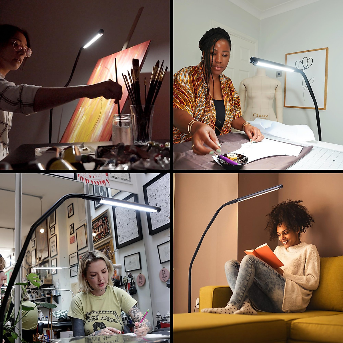 Daylight-Map Items Black Electra Floor LAMP