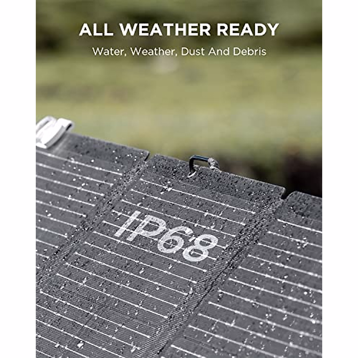 EF ECOFLOW Solar Generator DELTA 1260Wh with 160W Solar Panel, 6 X 1800W (3300W Surge) AC Outlets, Portable Power Station for Outdoors Camping RV High-Power Appliances Emergency