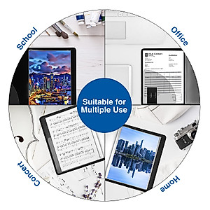 Sooez Art Portfolios 11"x17", Large Portfolio Folder with 30 Pockets & Black Inner Sheets, Display 60 Pages, 11 x 17 Presentation Book for Artwork Storage, Binder with Plastic Sleeves for Artist