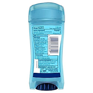 Secret Antiperspirant Deodorant for Women, Protecting Powder Scent, Clear Gel, Outlast Xtend, 2.6 Oz (Pack of 6)