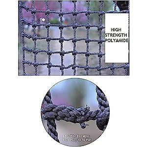 EkiDaz HXRW Rope Net Kids Climbing Frame Net Outdoor Playground Safety Net Rope Net for Kids Sturdy and Durable Playground Sets for Backyards (Size : 1 * 3m(3.3 * 9.9ft))