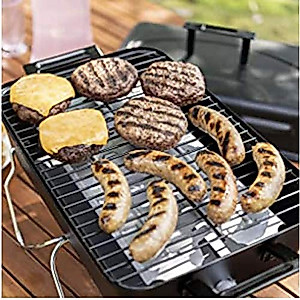 Duke Grills Omaha Go Anywhere Portable Gas Grill - Mini BBQ Propane Grill for Camping, RV, Tailgate - Cooks 8 hamburgers at once - Long Life Steel - Foldable Legs