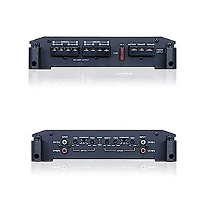 Alpine PK BBX-F1200 BBX Series 600W 2-ohm Stable 4 Channel Class-A/B Amplifier w/Amp Kit