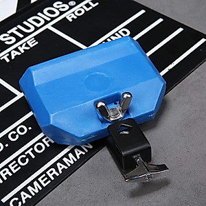 Jam Block, Blue Musical Percussion Block, Latin Drum Instrument, Plastic