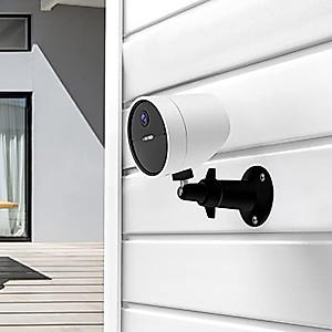 UYODM 2 Pack Wall Mount Holder for SimpliSafe Outdoor Security Camera, 360°Rotation Security Bracket with 1/4 Screw Thread, Camera Not Included (Black)