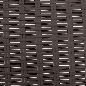 Christopher Knight Home Blanche Outdoor Faux Wicker Chaise Lounges (Set of 2), Dark Brown