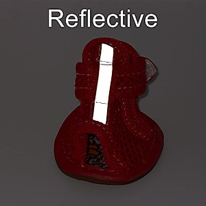 Summer Sandals for Dogs, Breathable Mesh Dog Sandals, Puppy Shoes for Hot Pavement, Pet Shoes for Small Dogs Red Label 3