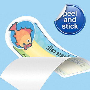 Quick Stick Write-on! Child ID Tattoos NEW (Beach 6pk.)