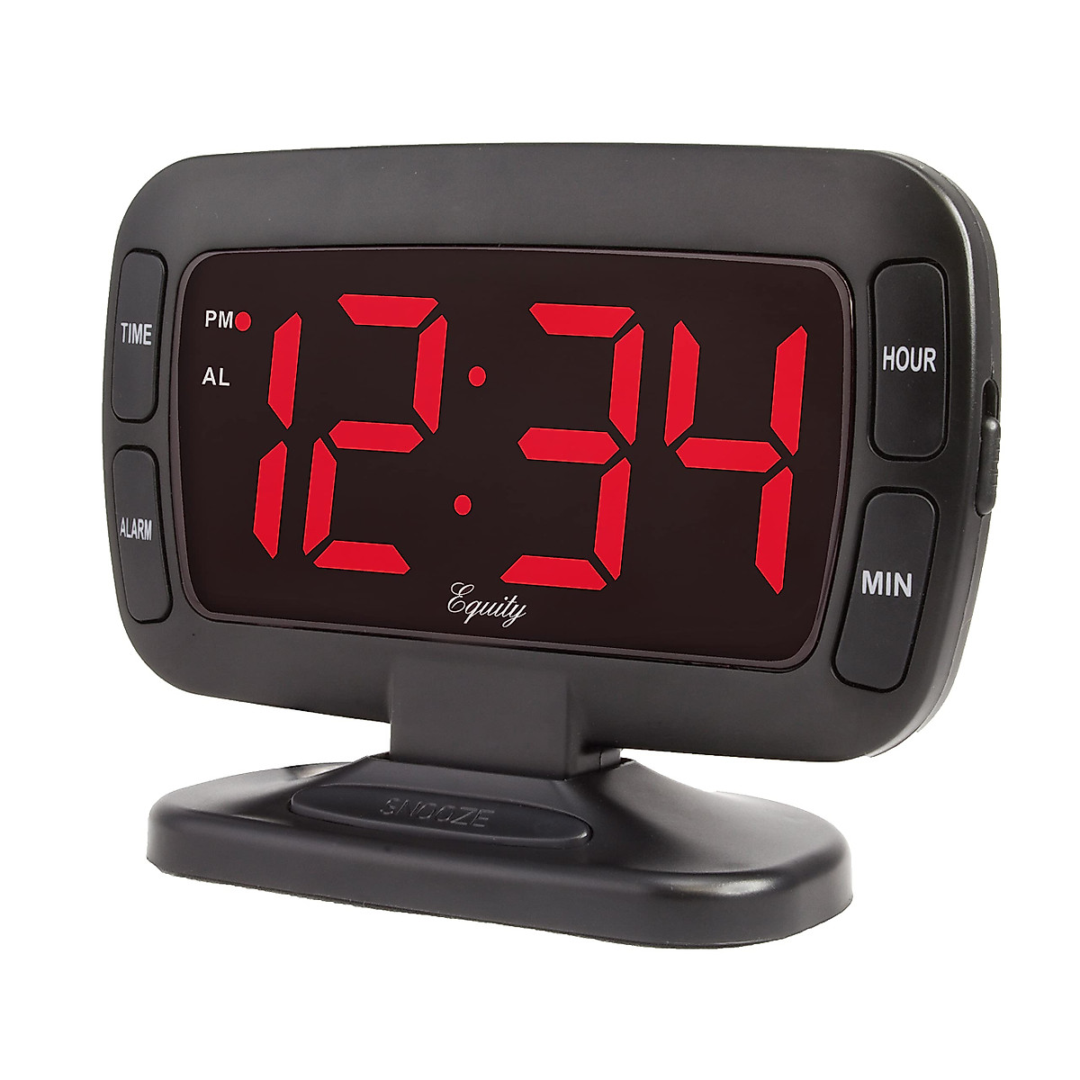 La Crosse Technology Equity 30016 Large 1.8 Inch Tilt LED Alarm Clock