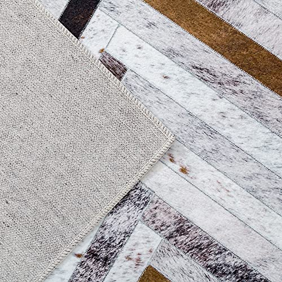 DECOMALL Coronado Small Rug, Machine Washable Modern Geometric Door Mat, Non Slip Carpet for Entryway,24"x36", Multi