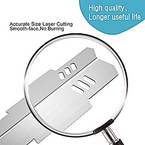 STCNADCR Grill Replacement Parts Heat Plate for Dyna-Glo DGC350CNP-D DGF350CSP DGF350CSP-D Dyna-Glo DGC350,Heavy Duty Stainless Steel Grill Flavorizer Bars 2PCS