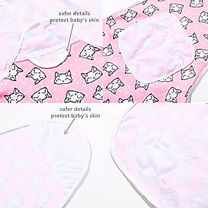 Soft and Adjustable Baby Swaddle Wrap - Pack of 3 - Perfect for Newborns up to 3 Months - Safe and Comfortable Sleep Sack (pink02)