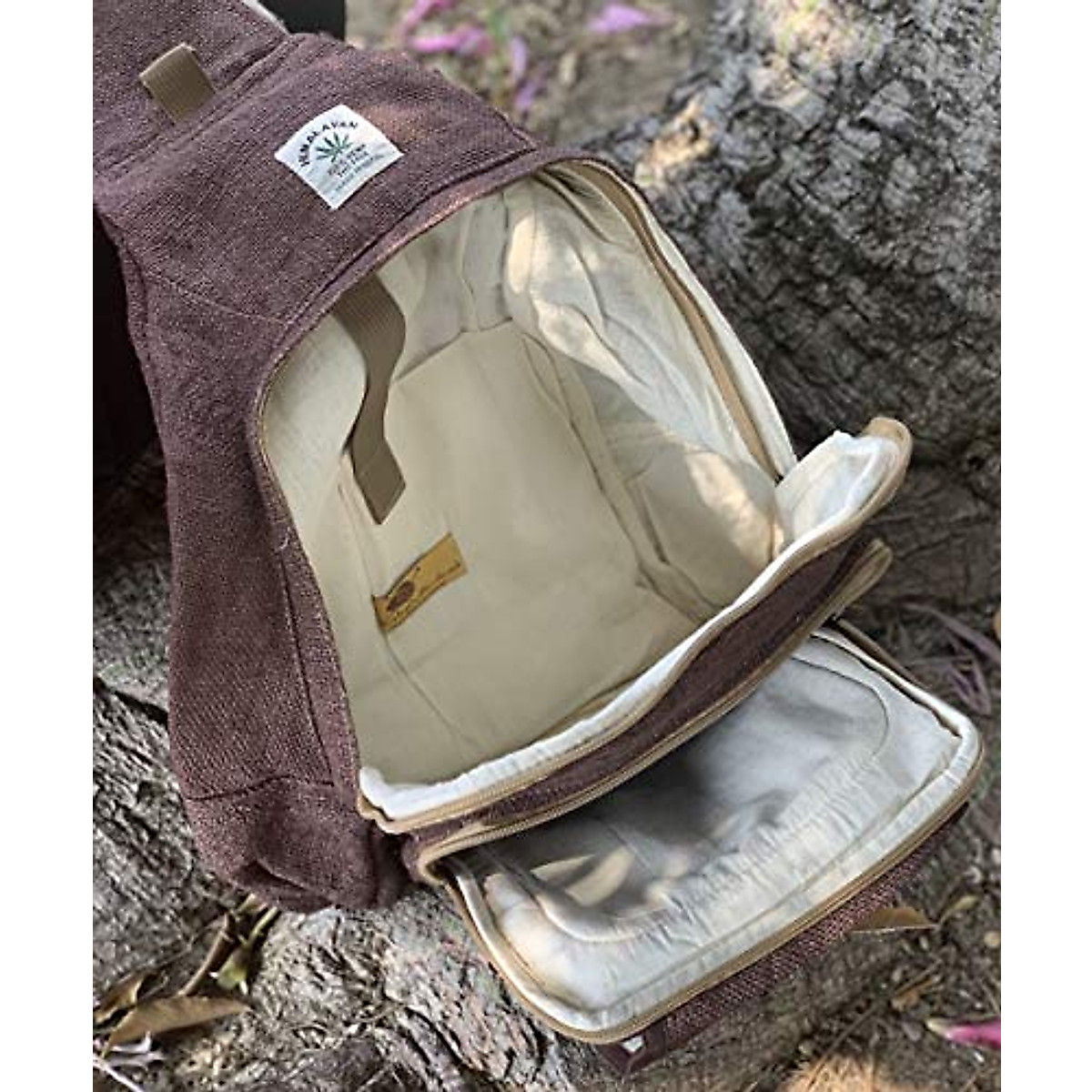 Unique deasign Himalaya Hemp Sling Backpack Hippie Backpack Festival Backpack Hiking Backpack 100% Hemp|100 VEGAN| FAIR TRADE | Handmade with Love.