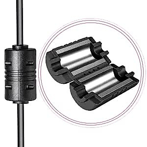 Guitar Pedal Power Supply Adapter 9V DC 1A Tip Negative 5 Way Daisy Chain Cables for Electronic Guitar Effect Pedal