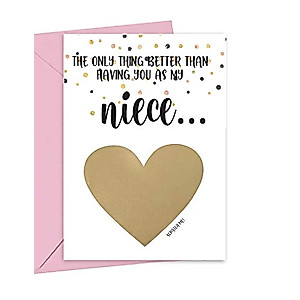 Will You Be My Flower Girl Scratch Off Card for Niece, Bridal Party Proposal Card from Aunt and Uncle, Bride and Groom (Niece Flower Girl)