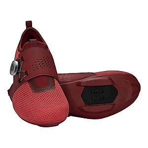 SHIMANO SH-IC500W Women's High Performance Indoor Cycling Shoe, Red, 5-5.5 (EU 37)